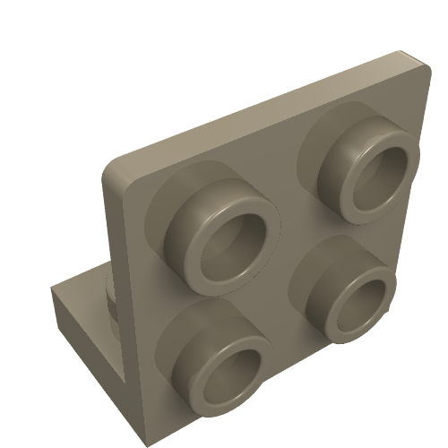 99207 - Bracket 1 x 2 - 2 x 2 Inverted - Tammy's Bricks - Minifigures4all